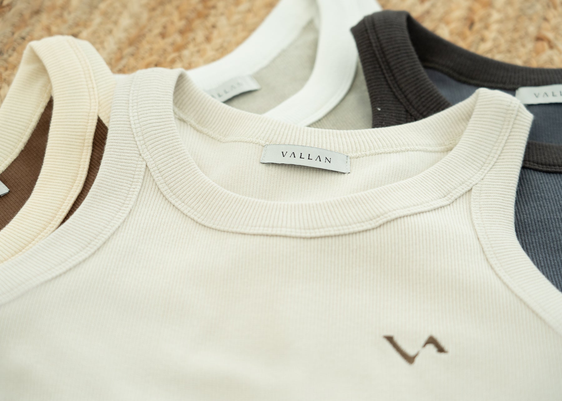 Logo Embroidery Mini Tank Tops – VALLAN